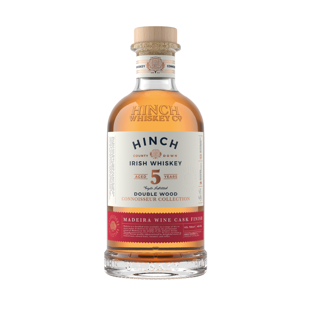 Hinch Irish Whiskey - 5 Year Old - Madeira Wine Cask Finish - 46% VOL ...