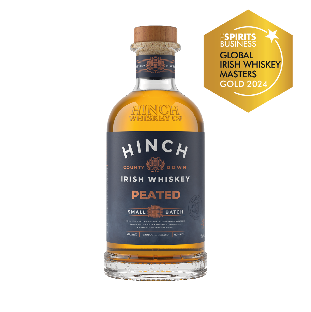 Hinch Irish Whiskey - Peated Small Batch - 43 % VOL – Hinch Distillery