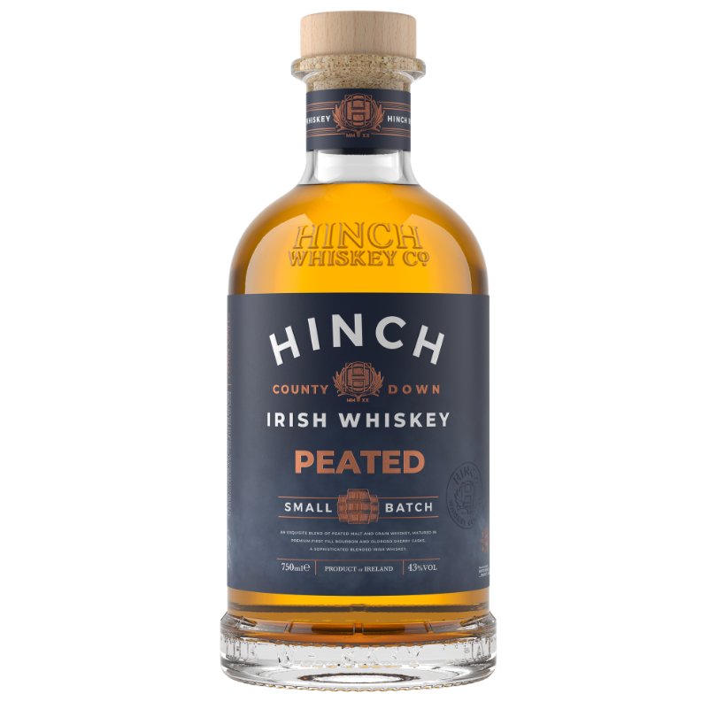Hinch Irish Whiskey - Peated Small Batch - 43 % VOL – Hinch Distillery